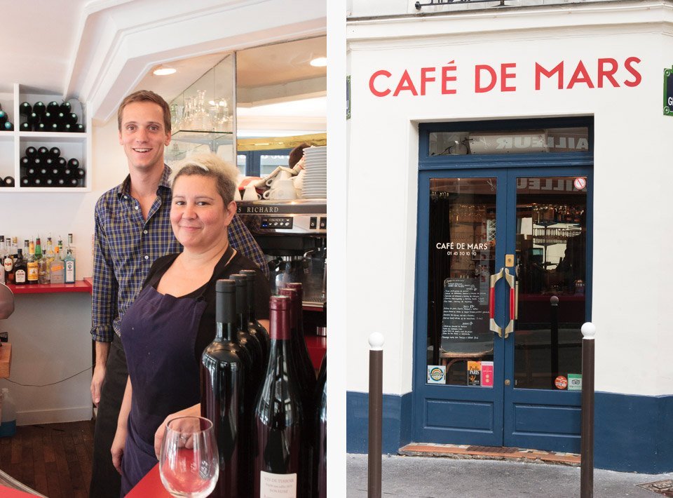 Café de Mars - Restaurant - Table bistrot de charme - Paris 75007