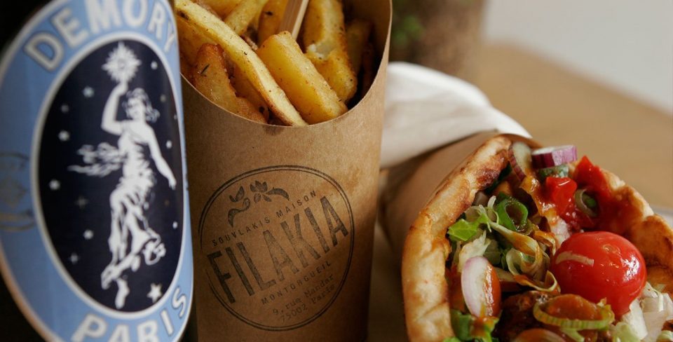 Découvrez Filakia - Souvlákis maison - Street food - Lucky Miam